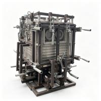 China Custom Complex Multi-Piece Cast Aluminum Rotomolding Mold with Multi-Directional Side-Cores & Mechanical Ejection Frame for Advanced Enclosures for sale