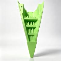 China Custom V-Shaped Cast Aluminum Rotomolding Mold with Reinforced Steel Framework for Industrial Structural Components & Tapered Shells for sale