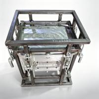 China Custom Cast Aluminum Rotomolding Mold with Fine Surface Texturing & Top-Opening Steel Frame for Insulated Coolers & Industrial Utility Boxes for sale