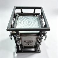 China Custom Cast Aluminum Rotomolding Mold with Fine Surface Texturing & Top-Opening Steel Frame for Insulated Coolers & Industrial Utility Boxes for sale
