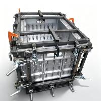 China Custom Heavy-Duty Cast Aluminum Rotomolding Mold with Steel Skeleton Cage & Pallet Base for Industrial Storage Bins & Containers for sale