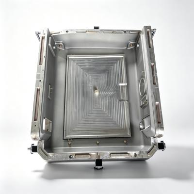 China High-Precision CNC Machined Aluminum Rotomolding Mold with Galvanized Steel Frame for Industrial Cleaning Equipment & Floor Scrubber Tanks for sale