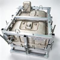 China High-Precision CNC Machined Aluminum Rotomolding Mold with Galvanized Steel Frame for Industrial Cleaning Equipment & Floor Scrubber Tanks for sale