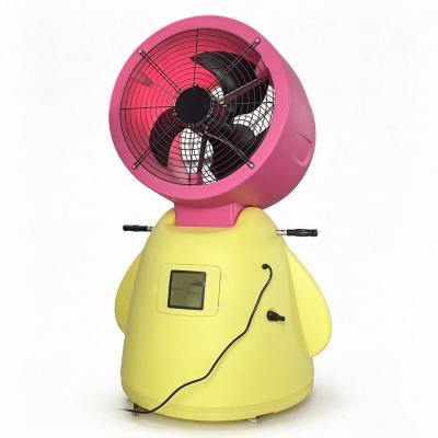 China Custom Rotomolded Cartoon Misting Fan Housing Shell & Integrated Water Tank Base for Commercial Outdoor Cooling Fan OEM/ODM for sale