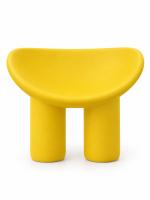 China Modern Chunky Sculptural Lounge Chair & Rotomolded Plastic Accent Armchair for Outdoor Garden, Hotel & Commercial Patio Furniture OEM/ODM for sale