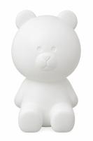 China Custom Translucent White Teddy Bear LED Illuminated Seat & Modern Cartoon Chair for Commercial Outdoor Landscape, Playground & Hotel Decor OEM/ODM for sale