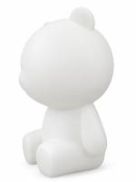 China Custom Translucent White Teddy Bear LED Illuminated Seat & Modern Cartoon Chair for Commercial Outdoor Landscape, Playground & Hotel Decor OEM/ODM for sale
