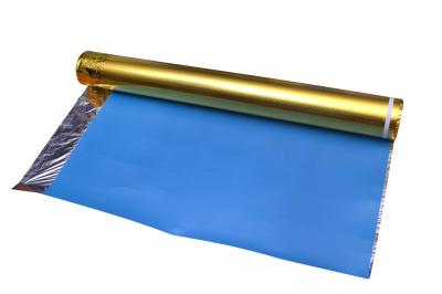 China 3mm Thickness Silent Blue Underlayment Comfort Step Underlay Environment Friendly for sale