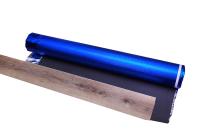 China 2mm  Non Allergenic EVA Foam Underlayment Blue Aluminum Film Moisture Proofing for sale