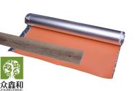 China Orange Underfloor Heating Underlay Water Proofing Anti Static Silver Foam for sale