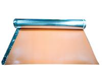 China Orange Silver Foil Underlay Comfort Step IXPE Underlay For Wood Floor for sale