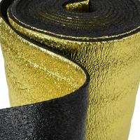 China Black Gold Foam Underlay 2mm Thickness Vapour Barrier Foam Underlay for sale