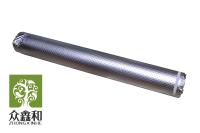 China 2mm Holed Underfloor Heating Underlay Aluminum Foil Durable Ixpe Foam Underlay for sale