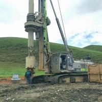 China ISO9001 Rotary Pile Drilling Rig 44 Meter Hydraulic Rotary Drilling ZR160L for sale