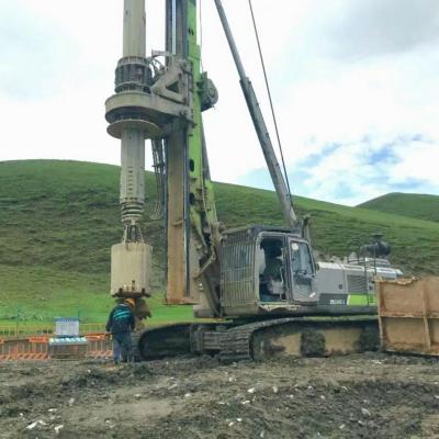China ISO9001 Rotary Pile Drilling Rig 44 Meter Hydraulic Rotary Drilling ZR160L for sale