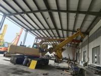 China 7m ISO9001 38T Hydraulic Piling Machine Rig Low Headroom for sale