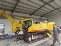 China 7m ISO9001 38T Hydraulic Piling Machine Rig Low Headroom for sale