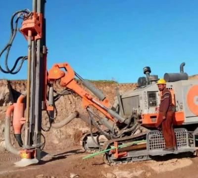 China Hydraulic Rotary Bore Mini Piling Rig Driving Machine 90-140mm Dia for sale