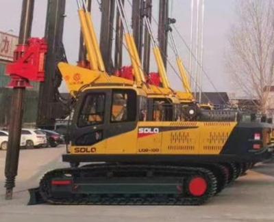 China 20m Crawler Mounted Rotary Drilling Rig Piling Machinery for sale