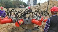 China Round Concrete Hydraulic Pile Breaker Pile Head Breaking Machine for sale