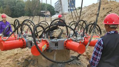 China Round Concrete Hydraulic Pile Breaker Pile Head Breaking Machine for sale