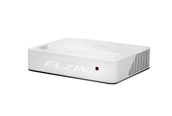 Another view of the FLYIN AH-428UT projector in an event setting
