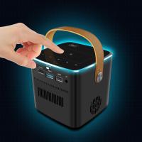 China Smart Mini Android 9 DLP LED Projector 6000 Lumens with Built-in Battery Portable Home Theater for sale
