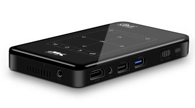 China Portable Mini Projector Android 9 HD-MI Input 3D 4K Movie Projector P09-II with Mirroring DLP Projector for sale
