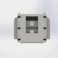 China IP66 Outdoor Projector Junction Box 1.5mm Steel Enclosure with 200W Cooling & 50kg Load Capacity for sale