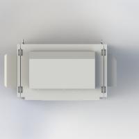 China Outdoor Projector Enclosure with IP65 Rating, 15-35°C Temperature Control and 200W Cooling Capacity for sale