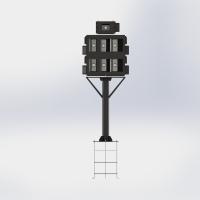 China Outdoor Projector Enclosure with IP65 Weatherproof Rating, 200W Cooling System and 50kg Load Capacity for sale