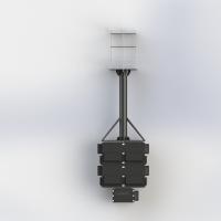 China Outdoor Projector Enclosure with IP65 Weatherproof Rating, 200W Cooling System and 50kg Load Capacity for sale