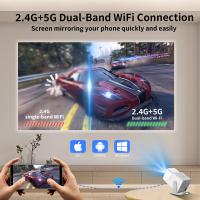 China FY360 4K HD Smart LCD Projector 1080P Android 11.0 BT5.2 Built-in Stereo Sound Home Theater with US Plug for sale