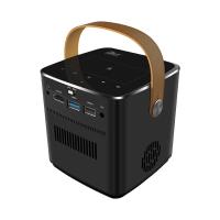 China Flyin P12 1080P Mini Projector 400 ANSI Lumens 9000mAh Battery Android 9 2GB 16GB DLP 3D for sale