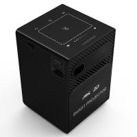China Flyin P18 Mini DLP LED Projector 1080p Support Wireless Portable Home Theater Customizable Black for sale