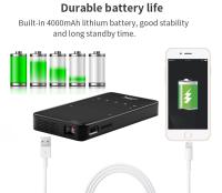 China Flyin DLP Mini Smart LED Projector S90 - 2000 Lumens, 4000mAh Battery, Android 9.0 System with 1080P Resolution for sale