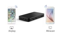 China Flyin DLP Mini Smart LED Projector S90 - 2000 Lumens, 4000mAh Battery, Android 9.0 System with 1080P Resolution for sale