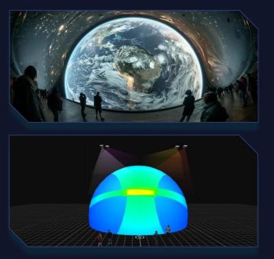 China Flyin A1 4K Edge Fusion Dome 3D Mapping Projection System for Immersive Rooms 150x100x30mm for sale
