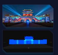 China Flyin A1 4K Distributed Converged Server Edge Fusion Dome 3D Mapping Immersive Room Large Venue Projection System for sale