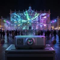 China Laser 3LCD 20000 lms 1920*1200  outdoor large venue projector 3D mapping  compatible for sale