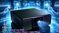 China Laser DLP Projector 13000 Lumens 4K Compatible Large Venue Outdoor Use 5000000:1 Contrast for sale