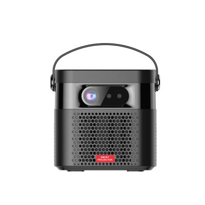 China Android Portable 4K LED DLP Smart Projector with 15600mAh Battery and 350 ANSI Lumens for Home Theater for sale