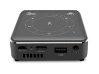 China Smart Android 4K Mini DLP LED Projector 5000 Lumens 80x80x28mm Portable Home Theater for sale
