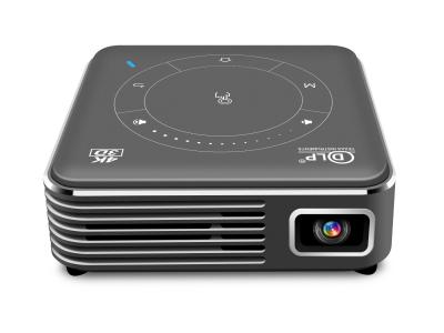 China Smart Android 4K Mini DLP LED Projector 5000 Lumens 80x80x28mm Portable Home Theater for sale