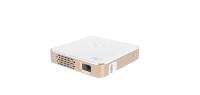 China DLP Pico LED Ultra Mini Projector 100 ANSI Lumens 2500mAh Battery for iPhone iPad Android for sale