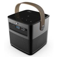 China Portable 4K 4000 Lumens DLP LED Projector with 120,000mAh Battery and Android OS - P12 Model for sale