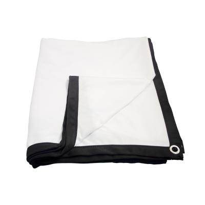 China 84 Inch Portable Foldable Soft Screen Spandex Customizable Projector Screen For Educational Business Anti-Wrinkle for sale