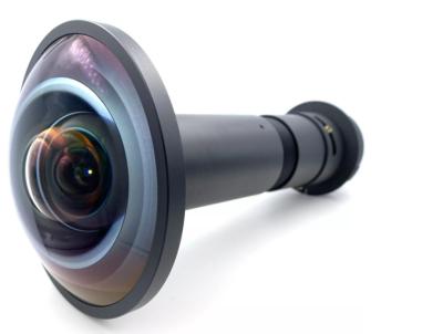 China FLYIN 360 Degree Fisheye Dome Projector Lens - All Glass All Metal External Lens with 1 Year Warranty for sale