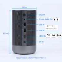 China D29 Android 7.1 1080P 3D Home Theater Projector with 600 ANSI Lumens and 8000mAh Battery for sale