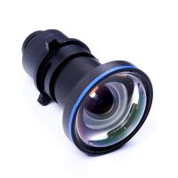 China Wide Angle Double Concave Short Throw Projector Lens 0.8:1 Ratio for 6000-8000 Lumen Models for sale